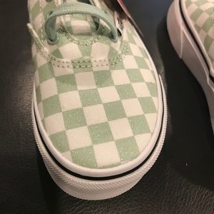 Vans | Shoes | Girls Vans Doheny Green Checker Skate Shoes | Poshmark